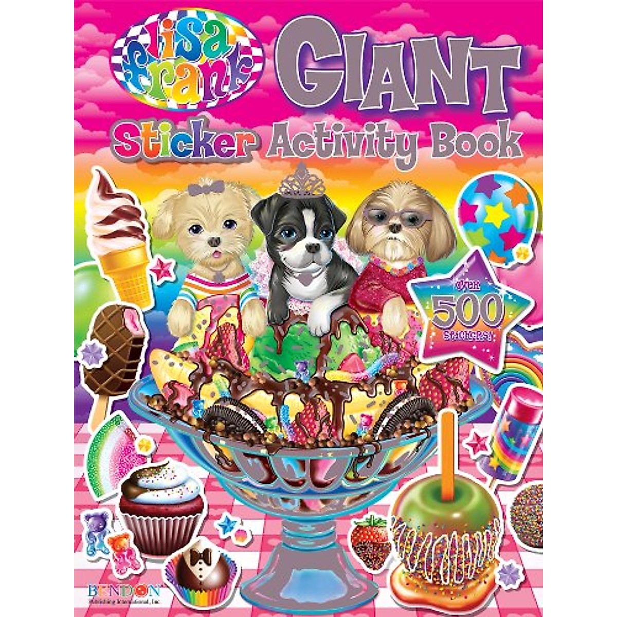 Bendon Lisa Frank Giant Sticker Activity Book (27007)