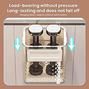 BRIFEEL Hanging Kitchen Trash Can - 3 Gallon Capacity Folding Kitchen Garbage Can Portable Cabinet Door Trash Can Space-Saving for Home, Kitchen, Office (White)