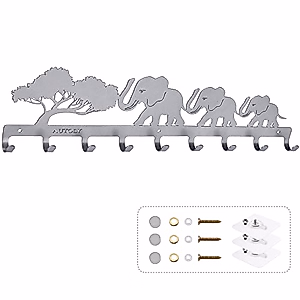 Autoly, Coat Rack Wall Mount installs The Door Hanger Hook Against The Wall, Coat Hanger Wall can Organize The Room. Coat Hooks Wall mounted9 Hooks 1 Piece，OriginalDesignwall Coat Rack。