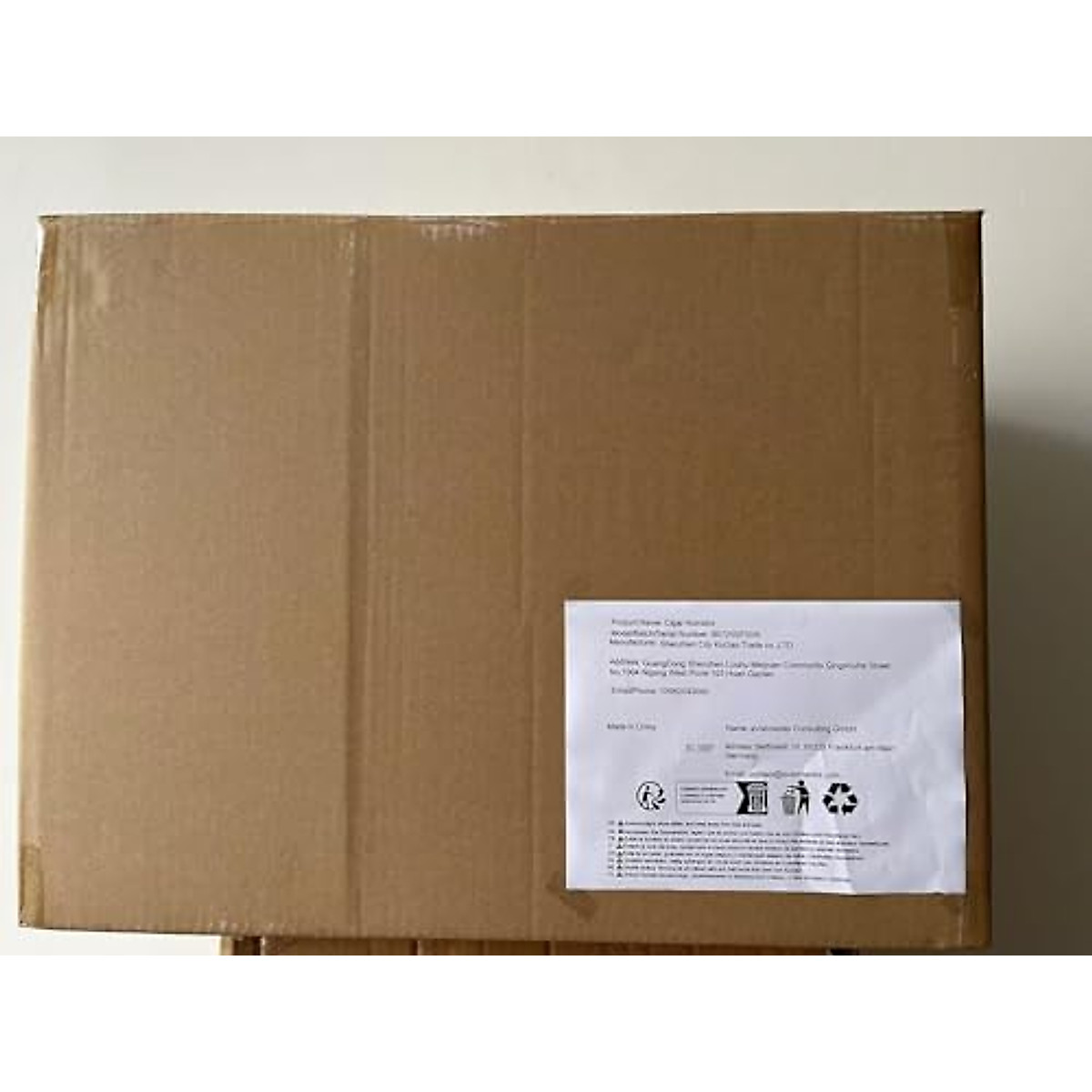 Scotte Cigar humidor case/jar,Leather Cedar Wood Cigar Canister Portable for 12-16 Cigar (Black)