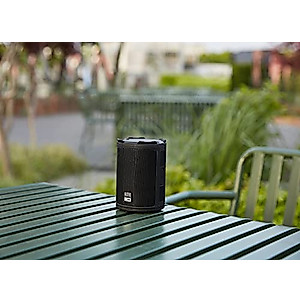 Altec Lansing HydraMotion Wireless Bluetooth Speaker with 360 Degree Sound, Portable IP67 Waterproof for Outdoors, Shockproof, Snowproof, Everything Proof, 12 Hour Playtime (Black) (Renewed)