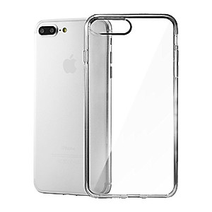 technext020 iPhone 7 Plus Clear Case/iPhone 8 Plus Clear Case, Shockproof Ultra Slim Fit Silicone TPU Soft Gel Rubber Cover Shock Resistance Protective Back Bumper for iPhone 7 Plus/iPhone 8 Plus