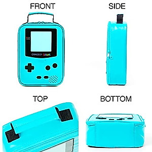 Tongtai Kids Lunch Box,Boy Insulated Lunch Boxes Game Leather Lunch Bag for School,Thermal Meal Cooler Lunch Bags for Boys Girls Kids Toddler Teen