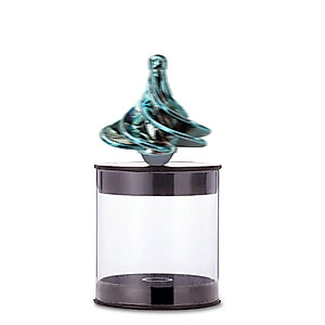 Wind Gyro Spinning Top, Portable Wind Blow Turn Gyro Desktop Decompression Toys, Stress Relief Toy (Romantic Blue)