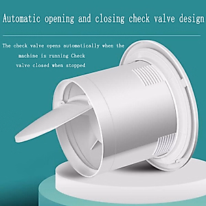 ICEMOB Bathroom Extractor Fan with Wireless Remote Control,Quiet Ventilation Vent Fans,Automatic Opening And Closing Check Valve,IPX2 Waterproof,Wall-Mounted Exhaust Fan for Kitchen,6 inches