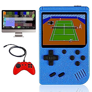 Retro Handheld Game Console, Mini Retro Game Console with 500 Preloaded Classic Games, Portable Handheld Games for Kids Adults, 3.0-Inch Screen, 1200mAh Rechargeable Battery, Support TV & 2 Players
