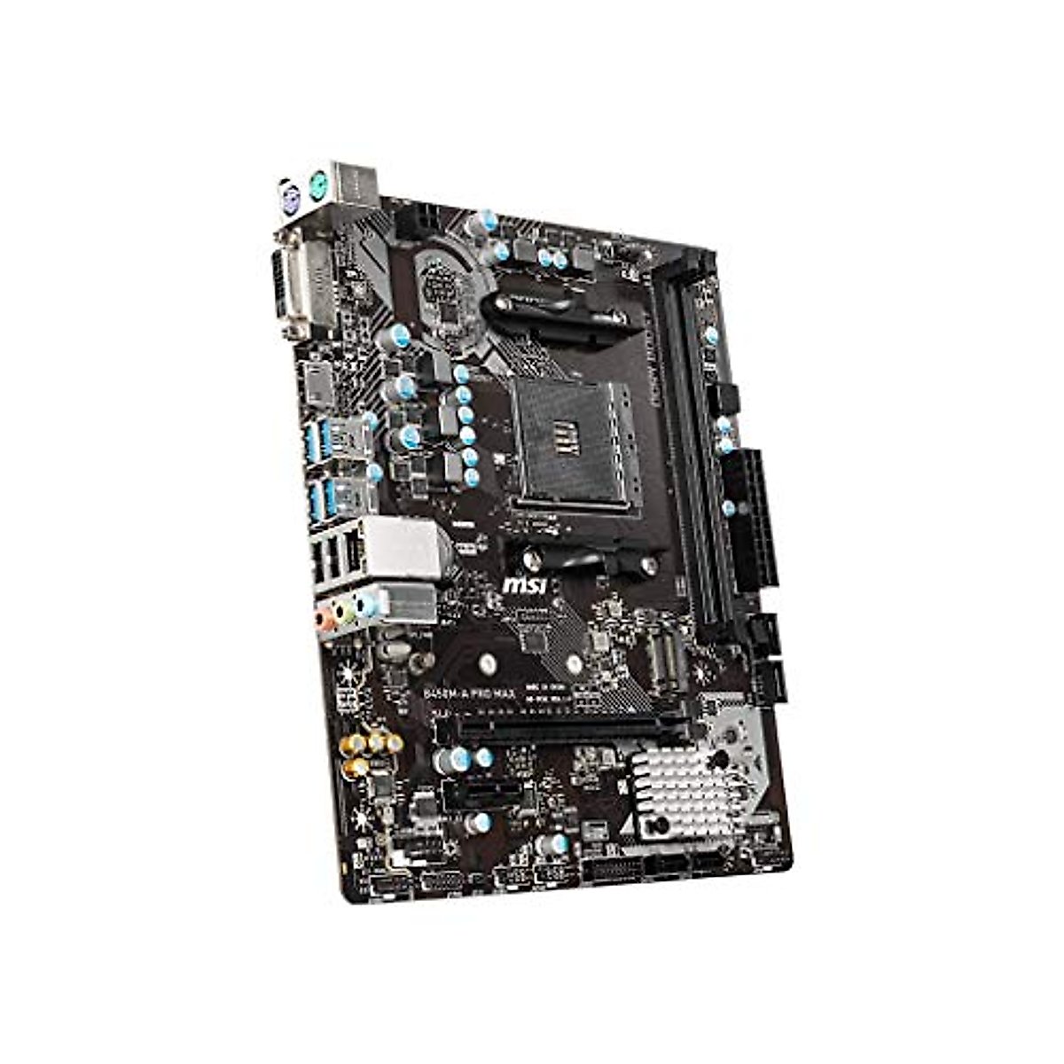 MSI B450M-A PRO MAX ProSeries Motherboard (ATX, 2ND and 3rd Gen, AM4, M.2, USB 3, DDR4, DVI HDMI, Crossfire)