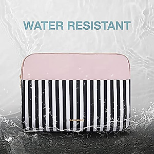 Laptop Sleeve Bag, BAGSMART Laptop Case Compatible with MacBook Air/Pro Retina,13-13.3 inch Notebook Compatible with MacBook Pro 14 inch 2021 2022 M1 Pro/Max A2442, Computer Bag with Pocket, Pink