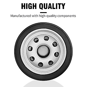 SYOWADA 2 Pcs 951-12690 Oil Filter Replacement For Huskee LT3800 LT4200 LT 4200 Lawn Mower, Replacement For Craftsman LT1500 R1000 RER1000 With Spark Plug Fuel Filter