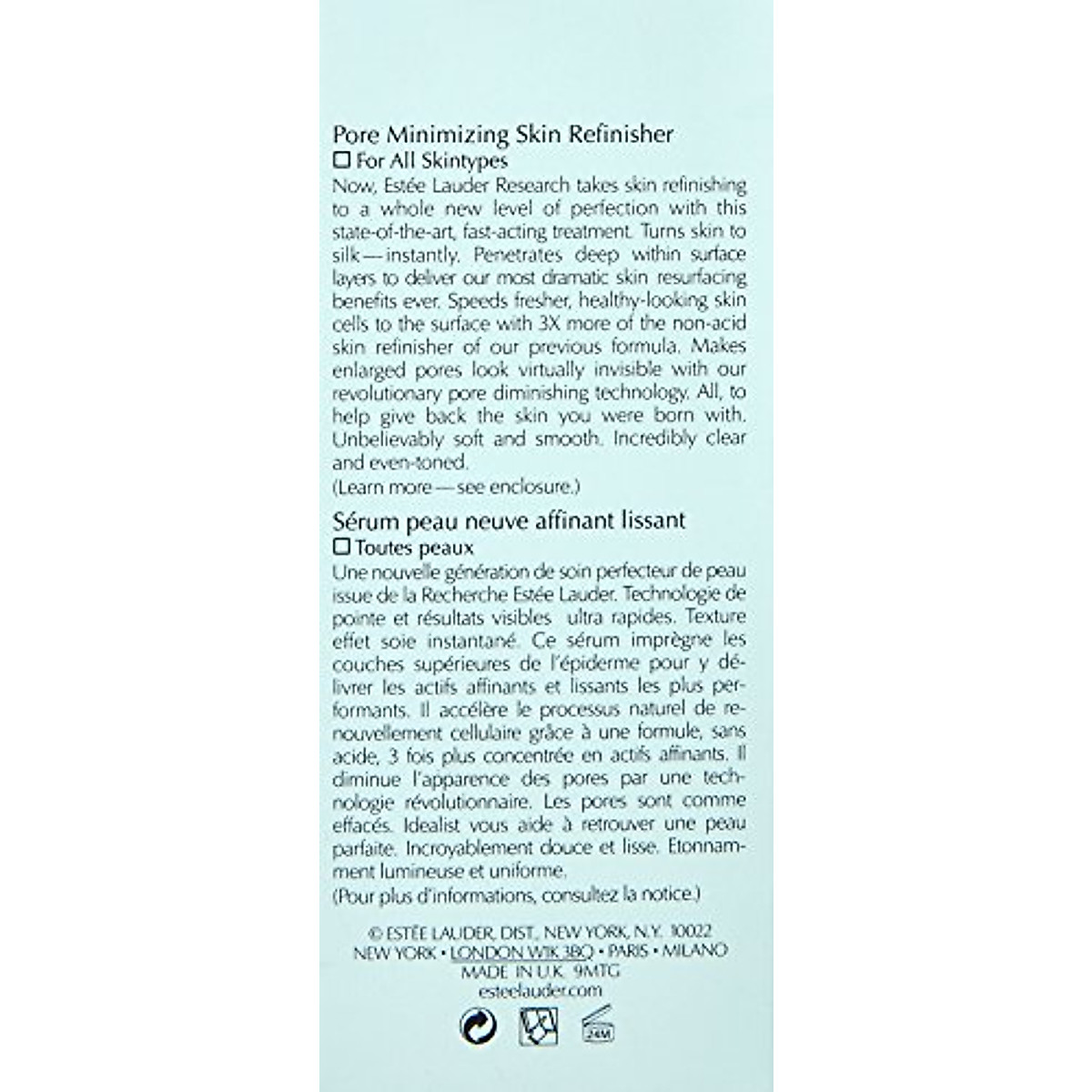 Estee Lauder Idealist Pore Minimizing Skin Refinisher for Unisex - 50 ml Moisturising Lotion