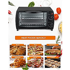 Commercial Chef 10 Liter 4 Slice Mechanical Toaster Oven