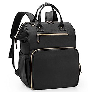 Trunab Teacher Laptop Backpack for Women, Teacher Travel Backpack with Multiple Pockets and Padded Laptop Compartment, Perfect for Work, Travel, School, Office, Business