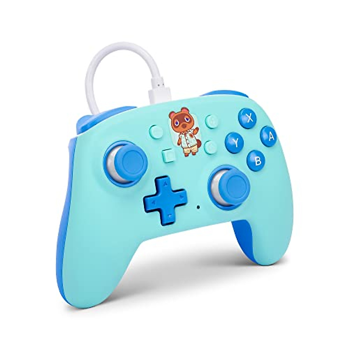 PowerA Nano Wired Controller for Nintendo Switch - Animal Crossing, Comfortable Ergonomics, Officially Licensed