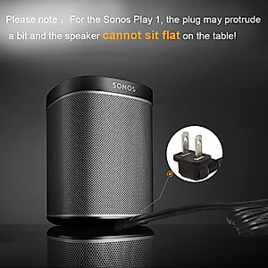 CableCreation 6 Feet 18 AWG Angled 2-Slot Non-Polarized Angle Power Cord (IEC320 C7 to Nema 1-15P), 1.8M / Black