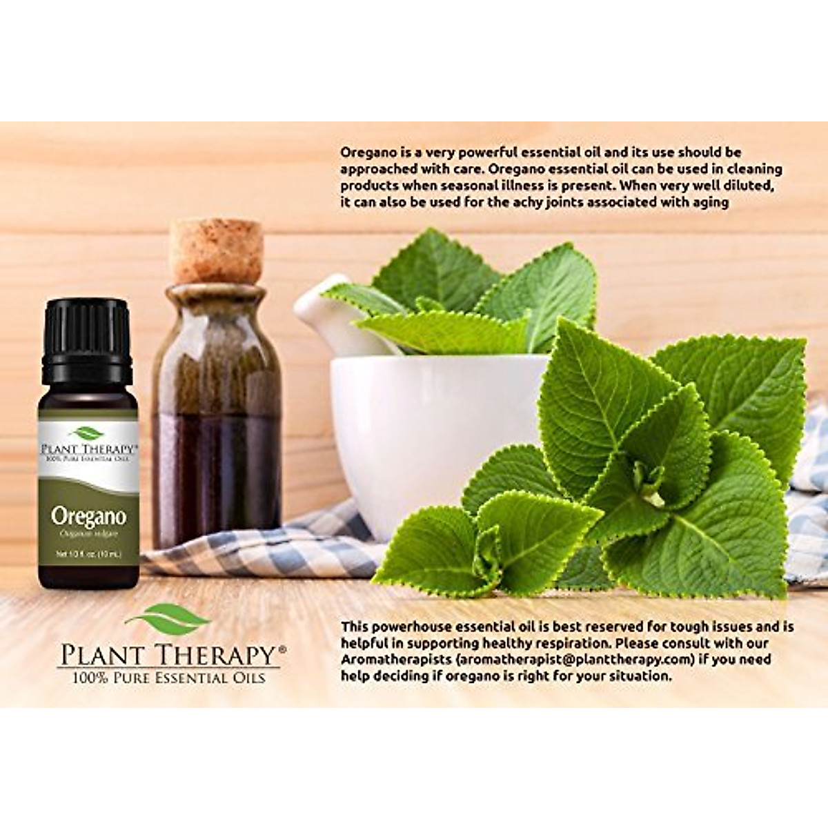 Plant Therapy Oregano Essential Oil 100% Pure, Undiluted, Natural Aromatherapy, Therapeutic Grade 10 mL (1/3 oz)