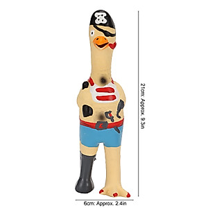 Pirate Chicken Screaming Dog Toy - Interactive Fun for Dogs & Pets - Halloween Favors