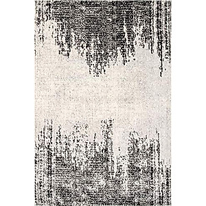 nuLOOM Konstantin Contemporary Chevron Area Rug, 9' x 12', Grey