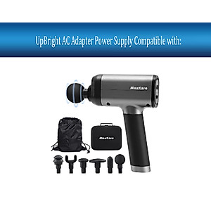UpBright 26V AC/DC Adapter Compatible with Flyby F1Pro F1 Pro MaxKare XKPC-8000 GQ24-260100-AU AccuMed Vibration Deep Tissue Massage Gun 26VDC 0.5A 1A 30W 2550mAh 2000mAh 44.28Wh Power Battery Charger