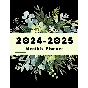 2024-2025 Monthly Planner: 2 Years Calendar from January 2024 to December 2025