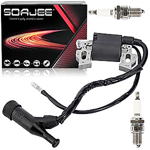 SOAJEE Ignition Coil Compatible with Champion Power 196cc 6.5HP 3500/4000 Watts Gasoline Generator 3500W 4000W 40008 40026 46514 46515 46516 46517 46535 46539 46540 46551 46553 46554 46555 46558