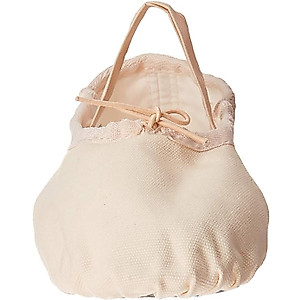 Danzcue Ballet Slipper Women's Canvas Split Sole Ballet Shoes, Ballet Pink, 9 M