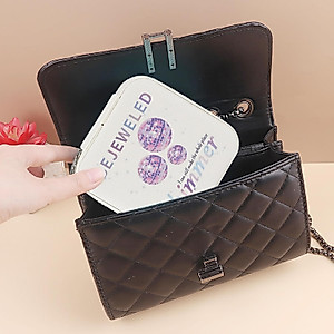 Sincerez Jewelry Box, Small Jewelry Case for Fans, Music Lover Gifts-Portable Jewelry Case for Ring, Necklace, Bracelet, Earring Organizer Storage Holder Boxes