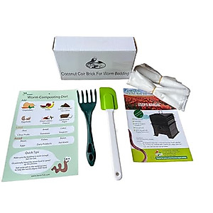 VermiHut 5-Tray Worm Compost Bin, Dark Green with Free Worm-Saver Tray