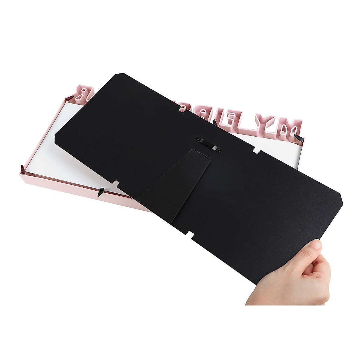 My First Year Picture Frames Baby Moments Keepsake Photo Frame Newborn Infant Collage Frame Boys Girls Shower Gift Wall hanging 12 Month Frame for Room Wall Nursery Décor Elegant White Natural Wood