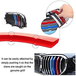 Automotive Grille Inserts for BMW X5 G05 2019-2022 7 Grilles,Front Grill Accessories M Color