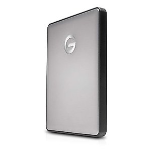 G-Technology 1TB G-DRIVE Mobile USB-C (USB 3.1) Portable External Hard Drive, Space Gray - 0G10265
