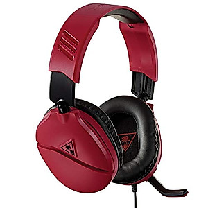 Turtle Beach Recon 70N Midnight Red Gaming Headset for Nintendo Switch, PS5, PS4, Xbox Series X|S, Xbox One & PC