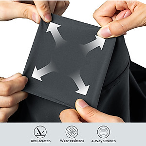 Wespornow Men's-Hiking-Shorts Tactical Shorts Lightweight-Quick-Dry-Outdoor-Cargo-Casual-Shorts for Hiking Cycling (Dark Grey,L)