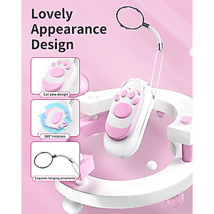 USB Flash Drive 128GB Cat Paw Pink Flash Drives Cute Mini Thumb Drive USB 2.0 Memory Stick Pendrive USB Storage Zip Drive 360°Rotation Spin Jump Drive