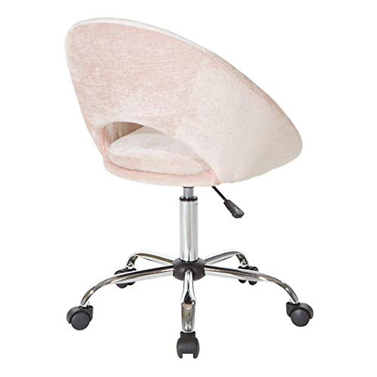 OSP Home Furnishings Milo Office Chair, Blush