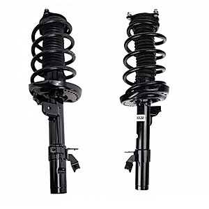 TRQ Front Strut & Coil Spring Assembly Set Driver & Passenger Sides Compatible with 14-20 Acura MDX