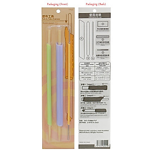 YEQIN Quick Turn Fabric Set, 3 Count, Assorted Sizes Tube Turners for Sewing DIY Tool