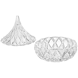 Godinger Crystal Famous Hersheys Kiss Crystal Candy Dish