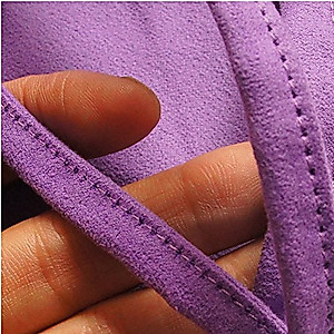 VOCOOL Beach Chair Cover Lounge Chair Cover Microfiber Soft Pool Lounge Chair Cover with Pockets Beach Chair Towel for Summer Holidays Sunbathing Garden Patio Sun Lounger, 85 x 30 inch, Purple