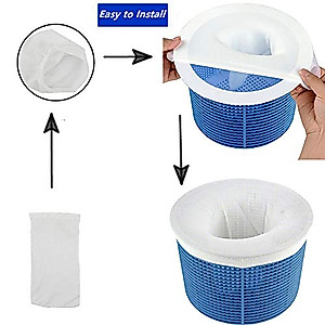 ANBOSE Pool Skimmer Socks of 35 Pack Perfect Pool Savers for Filters for Baskets, and Skimmers The Durable Filter Socks Nets Cleans Debris and Leaves to Protect Your Pools and Spas