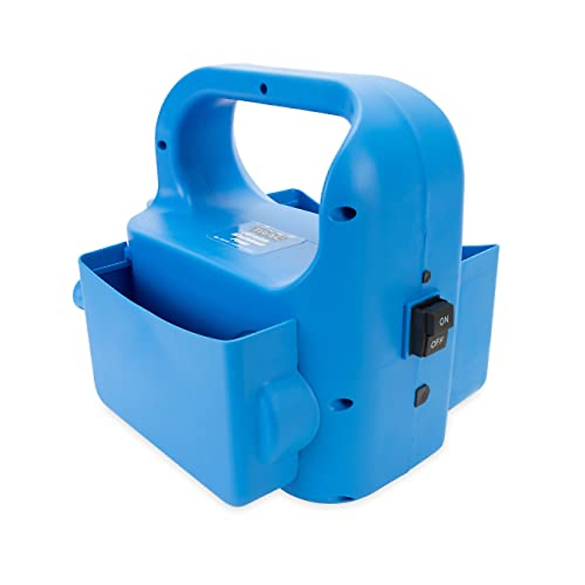 Trac Outdoors Portable Washdown Pump Kit - Self-Priming Marine-Grade Pump - Includes Everything Needed to Power-Spray, Just Add Water (69380), Blue