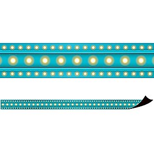 Teacher Created Resources Light Blue Marquee Magnetic Strips (TCR77307)