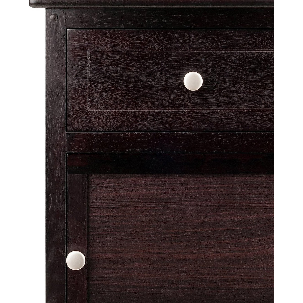 Winsome Eugene Accent Table, 18.9 inches, Espresso