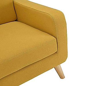 SDQF 1 pc Single Sofa Yellow Sofa Sofa Bed Sofas for Living Room Living Room Furniture Floor Sofa Furniture for Living Room Sofa Bed Couch Fold Out Couch Bed