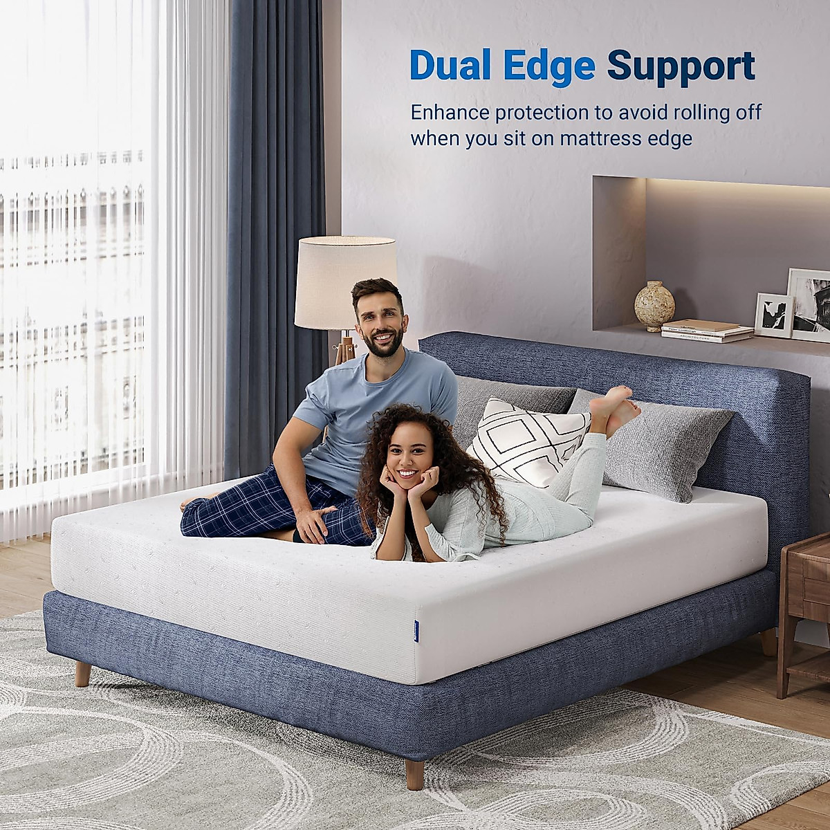 Avenco Queen Size Mattress, 10 Inch Memory Foam Queen Mattress in a Box for Comfort Sleep & Pressure Relief, CertiPUR-US Certified Medium Firm Queen Mattresses