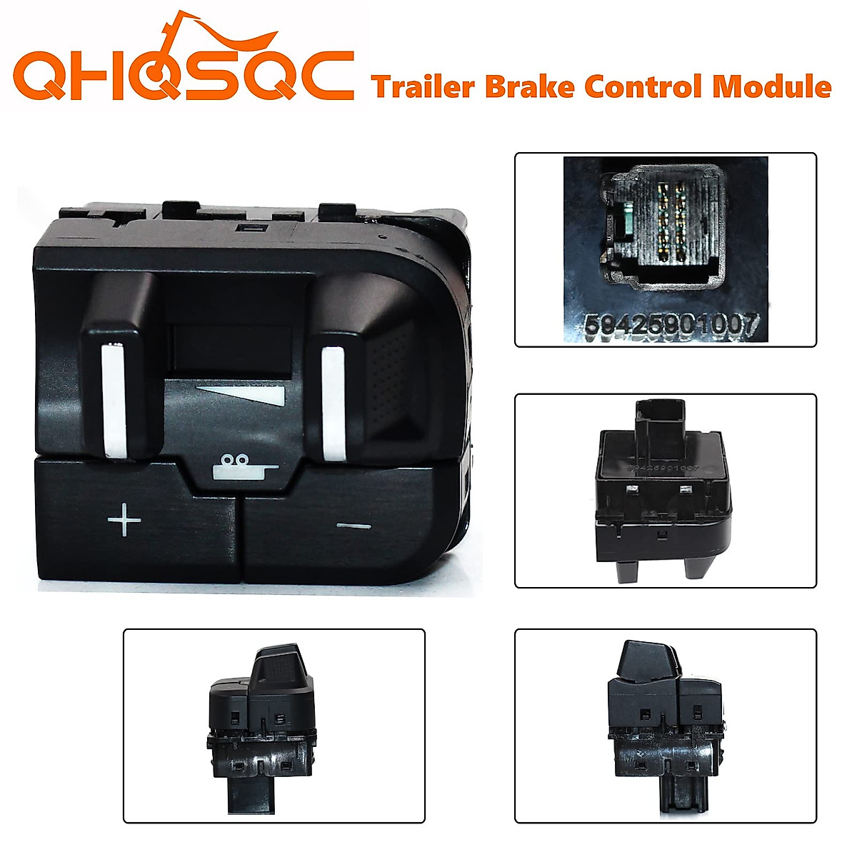 QHQSQC 82213474AB Trailer Brake Control Module for 2013-2014 Dodge Ram 1500 2500 3500 4500 5500 601-024
