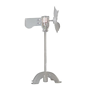 OLONETO Mini Wind Turbine LED Teaching Tool with Base Micro Wind Turbine Alternative Energy Generator (Color : C)