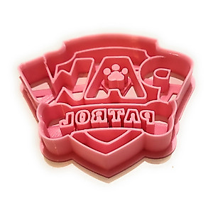 T3D Cookie Cutters Inspired By Paw Patrol Cookie Cutter, Suitable for Cakes Biscuit and Fondant Cookie Mold for Homemade Treats, 3.52 inch x 3.07 inch x 0.55 inch