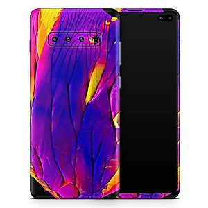 DesignSkinz Liquid Abstract Paint V9 Protective Vinyl Decal Wrap Skin Cover Compatible with The Samsung Galaxy S20 (Screen Trim & Back Glass Skin)