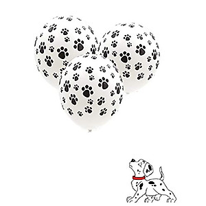 Paw Balloons 12 Inch Puppy Dog Paw Print Latex Party Supplies Round Latex Toys 20pcs/Pack