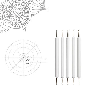 16pcs Dotting Pen Tools Set For Rock Painting Pottery Clay Modeling Art